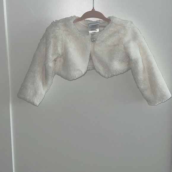 Nannette Baby | Jackets & Coats | Nannette Baby Girl Cropped Faux Fur Party Jacket | Poshmark